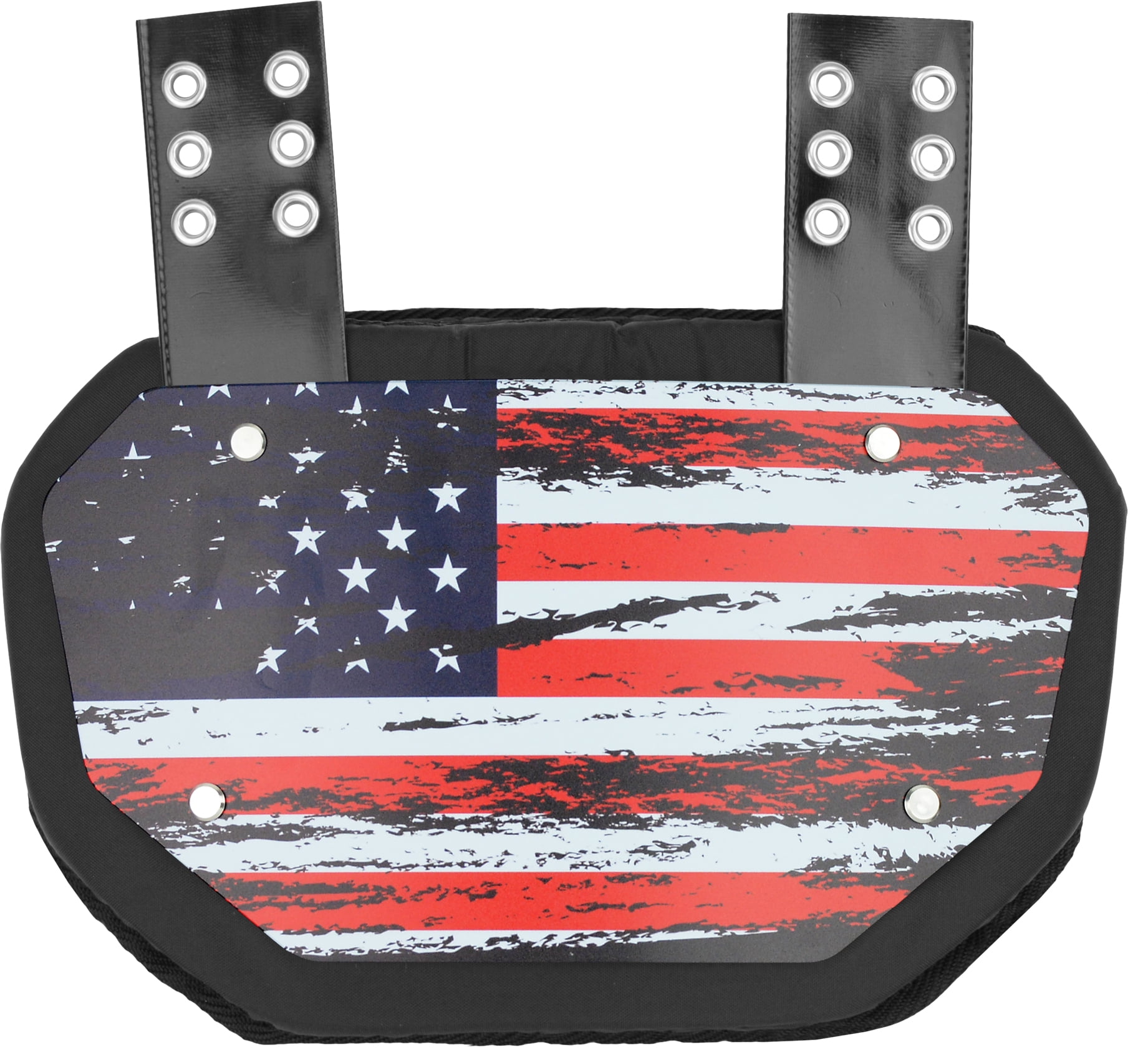 Sports Unlimited Distressed USA Flag Football Back Plate for Shoulder ...