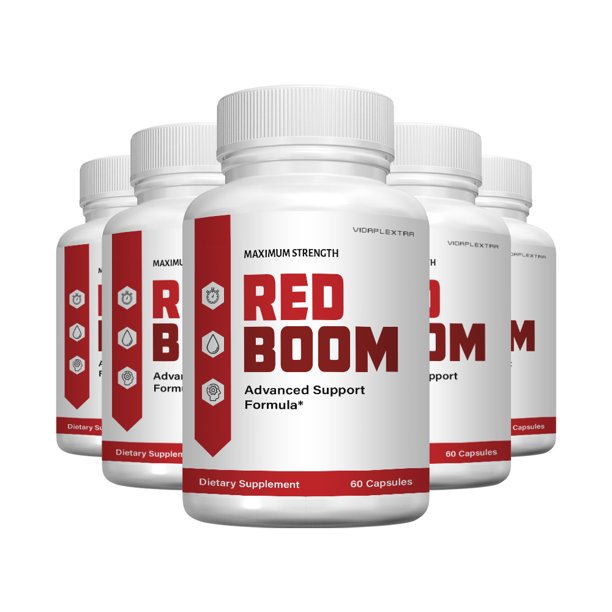 (5 Pack) Red Boom - Red Boom Capsules - Walmart.com