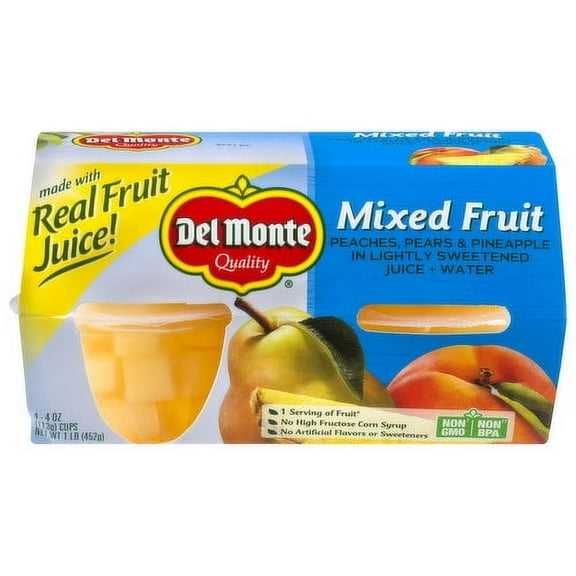 Del Monte Large Family Size Bulk Fruit Cocktail in Light Syrup, 106 oz ...