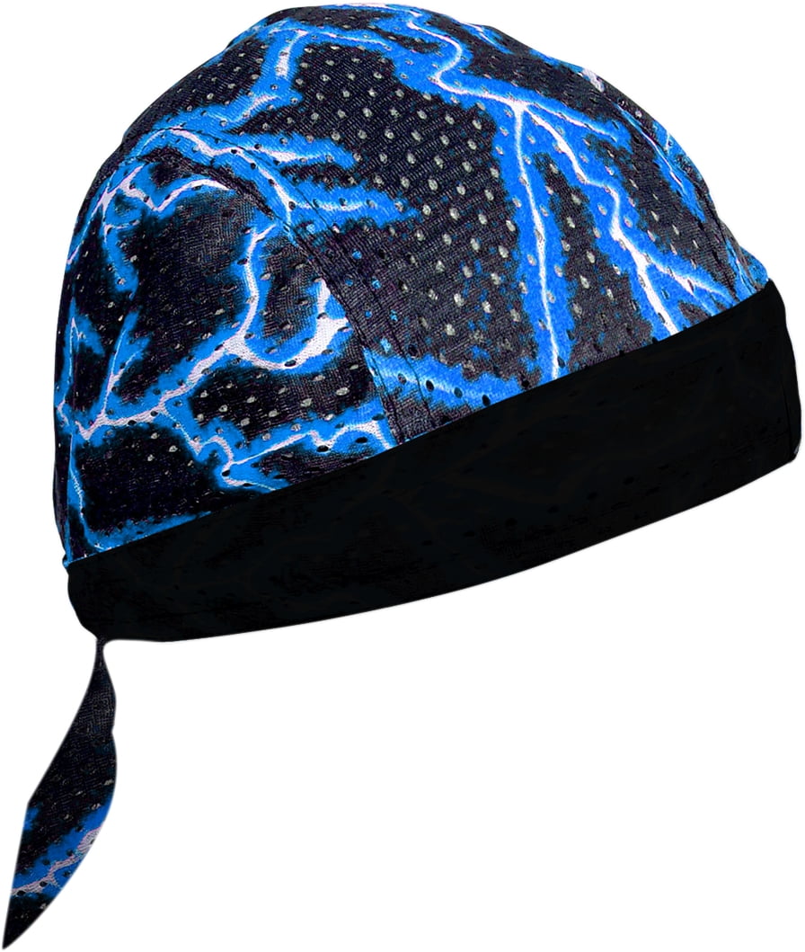 Zan Headgear Vented Sport Flydanna Blue Lightening ZVS226 - Walmart.com