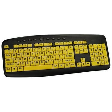 Ergoguys Egoguys Ezsee USB Large Print Low Vision, Media Keyboard ...