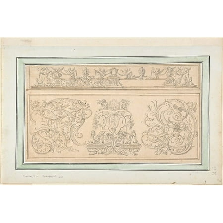 Design for Orthographia pl.8 Poster Print by Johann Daniel Preissler ...