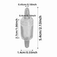 Aquarium U‑Shape Glass CO2 Diffuser Quiet Bubbling Suction Cup Check ...