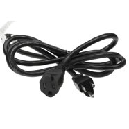 SF Cable 6ft Ultra Low Profile Angle NEMA 5-15P to NEMA 5-15R Power Cord - Black - Walmart.com