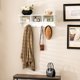 Gymax Versatile Wall-Mounted Coat Rack Space Saver w/ Wide and Flat ...