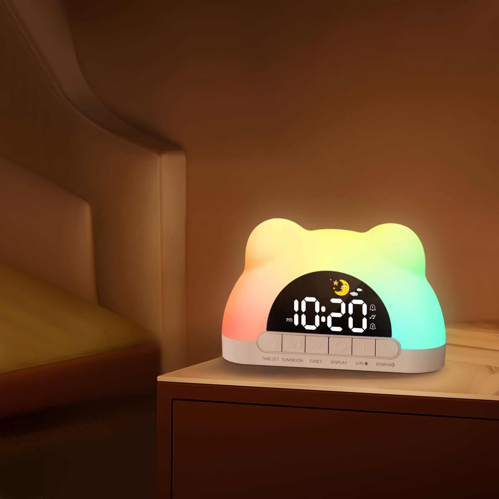 Click here for Unbranded 1pc Cute -Shaped Wake Up Light Alarm Clo... prices