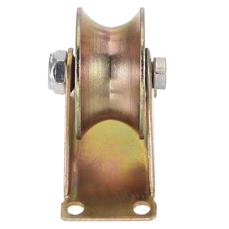 Uxcell U Groove Caster 2.2" U-Shaped Sliding Gate Wheel Load Capacity ...