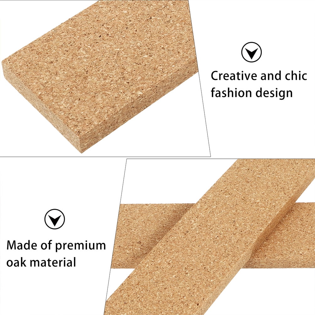 4Pcs Bulletin Board Cork Strips Message Bulletin Strips Self-adhesive ...