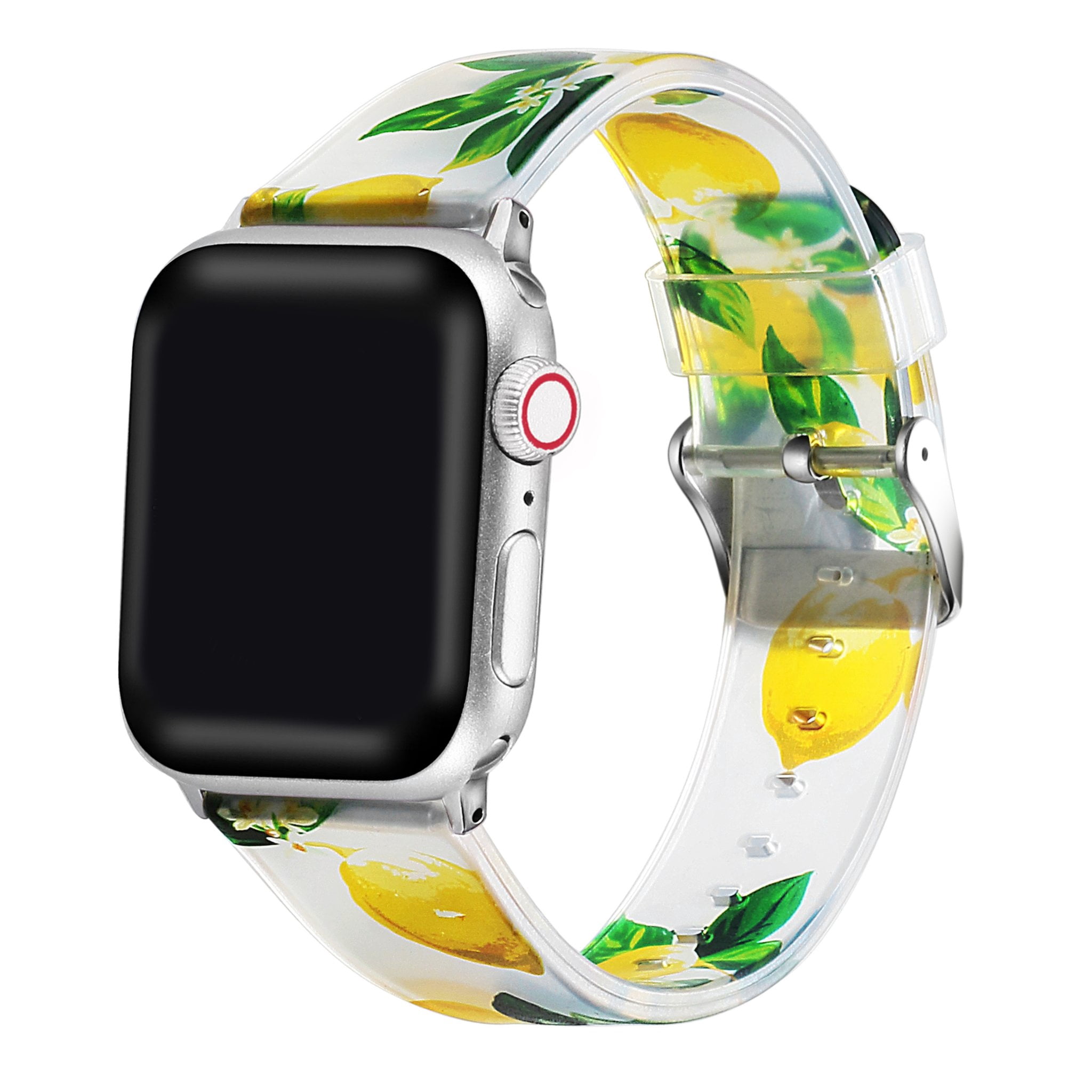 Posh Tech Printed Silicone Fruit Bands for Apple Watch Series 1,2,3,4,5 ...
