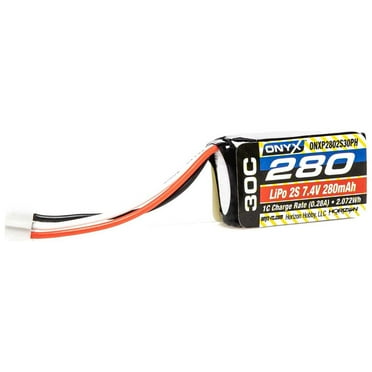 EcoPower Trail SCX24 2S 30C LiPo Battery w/PH2.0 Connector (7.4V/450mAh) - Walmart.com