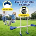SMkidsport 4 in 1 Swing Set, Playground Set for Kids, Outdoor Playset ...