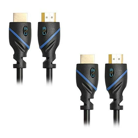 C&E 2 PCS High Speed HDMI Cable 80 Feet, Built-in Signal Booster ...