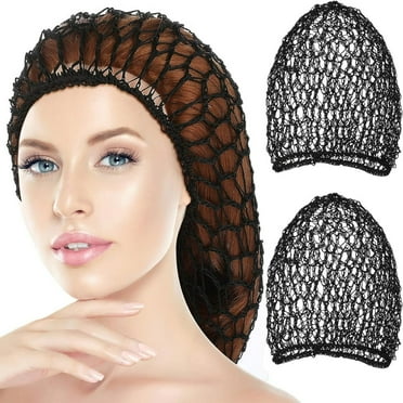 White Nylon Hair Nets 28" in Bulk. Pack of 1440 Disposable Invisible 1/ ...