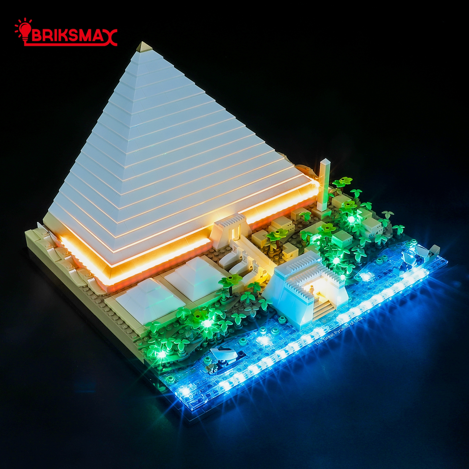 YEABRICKS Led Light Kit for Legos 21058 Architecture Great Pyramid of ...