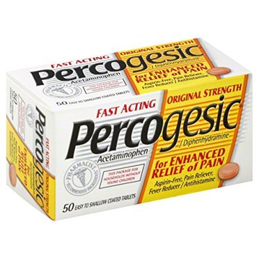 Percogesic Original 90 Ct Tablet - Walmart.com