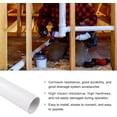 2.2" x 2.5" PVC Pipe 14" Plastic Rigid Tubing Round High Impact Drain ...