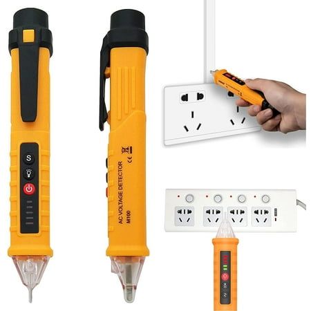 HUSERYT Non-Contact Voltage Detector, AC 12-1000V Voltage Tester with ...
