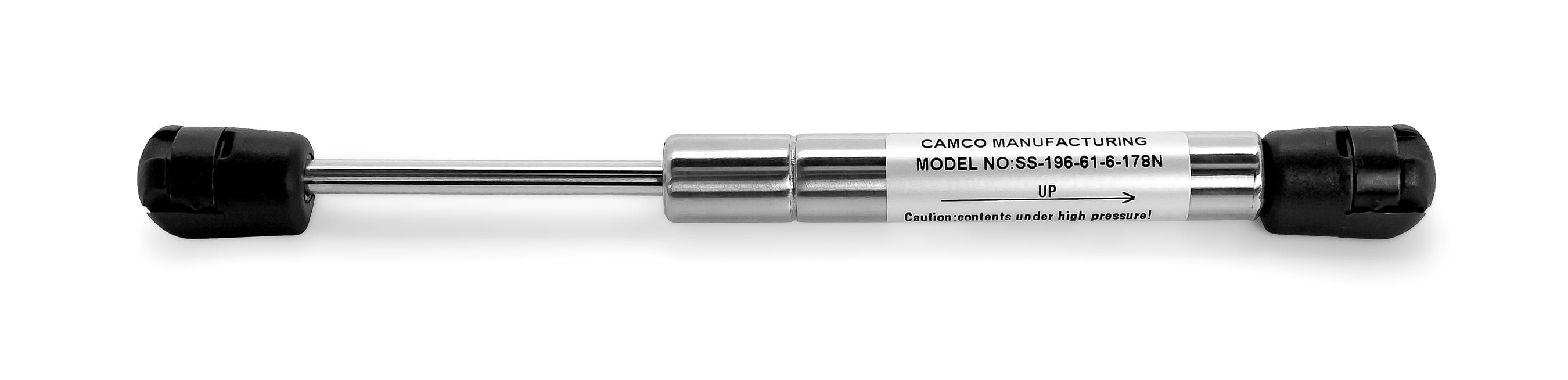 Gas Lift Spring, 7.7" Extended, 5.3" compressed, 40lb, SS - Walmart.com