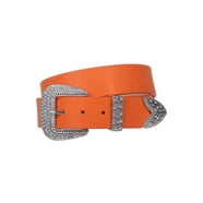 Ladies Patent Leather Faux Leopard Animal Fur Fashion Belt - Walmart.com