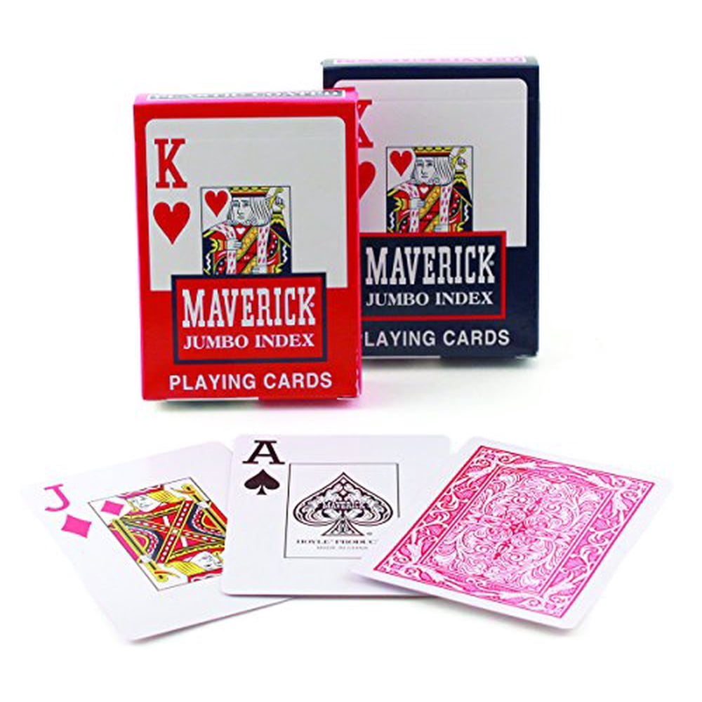 Bicycle Jumbo Index Maverick Jumbo Index Playing Cards (Pack of 18 ...