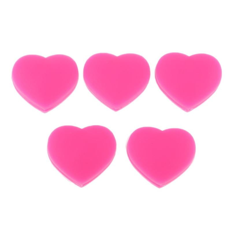 5 Pieces Heart Shape Tennis Rackets Dampeners Squash Racquet Shock ...