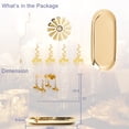 UCINNOVATE Spinning Candle Holder, Deer Rotating Candlestick Set ...