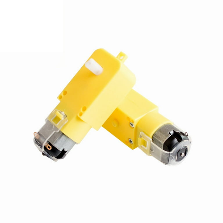 200RPM DC Motors 4PCS DC Gearbox TT Motor Kit With Wheels - 200RPM 3-6V ...