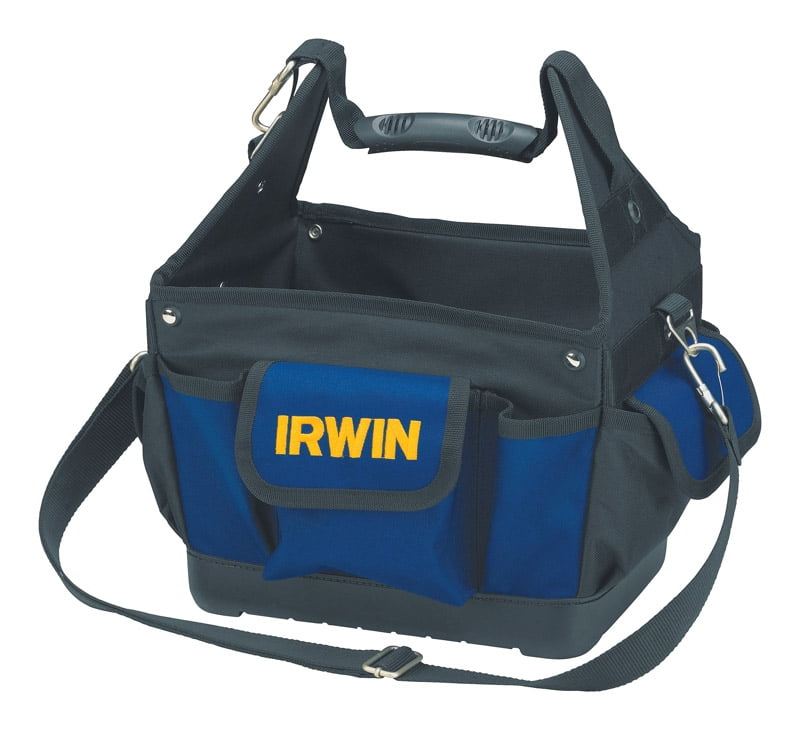 Irwin Pro Utility 13.5 in. H Polyester Tool Bag 26 pocket Blue 1 pc ...