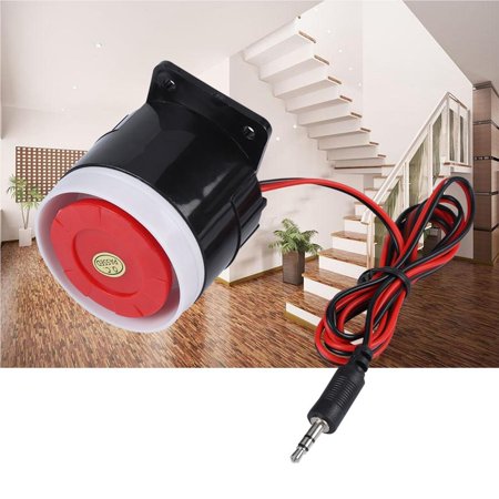 120dB DC 12V Mini Red Alarm Warning Wired Warning Horn Horn Siren Sound ...