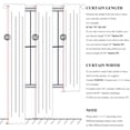 78 Inch Long Linen Blackout Curtains, 2 Panels Set for 76-80 Inch ...