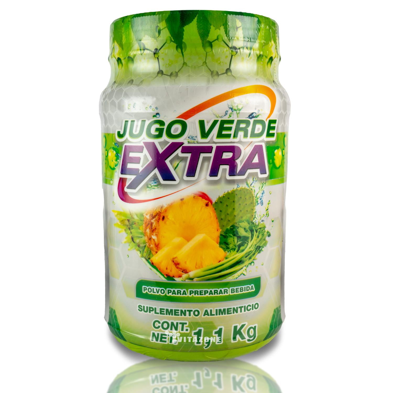 Jugo verde Extra en polvo 1.1 kg Sanabi Fibra Sanabi ...