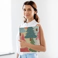 Christmas Trees Whimsical Multicolor Round Ring Binder 3 Rings 1.5 ...