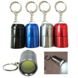 2 Pc Mini COB LED Flashlight Keychain Key Ring Camp Working Handy Light ...