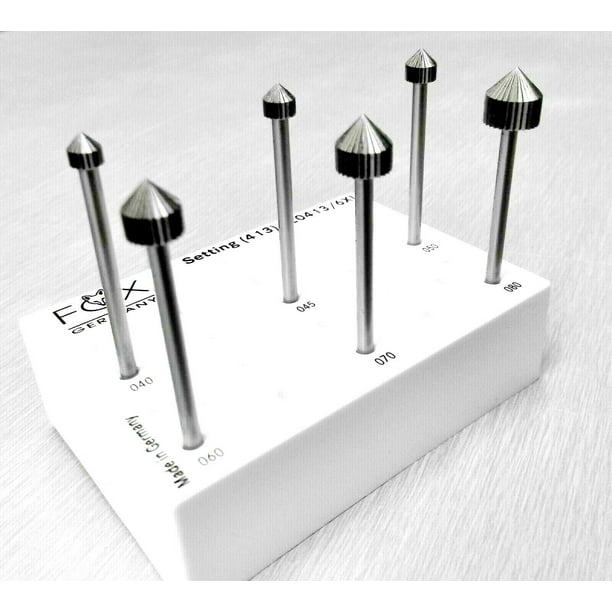 Fig 413 Jewelry Setting Burs Jewelers Stone Setting Bur 040-080 Large 6 ...