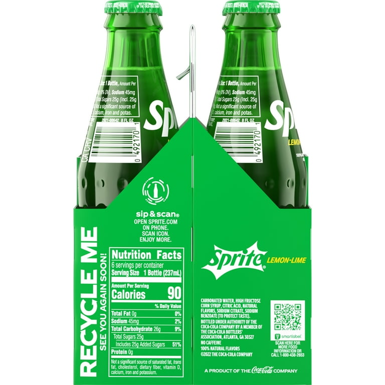 Sprite Glass Bottle