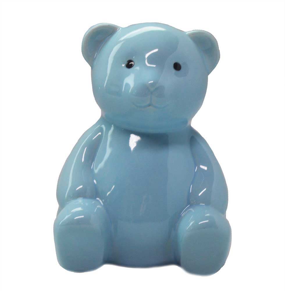 Child To Cherish - Teddy Bear Money Bank - Blue - Walmart.com - Walmart.com