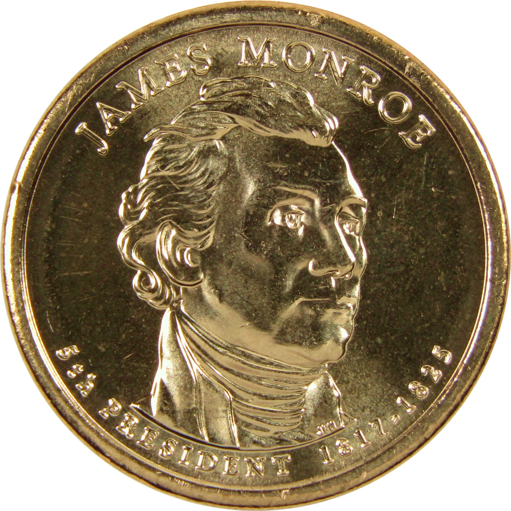 2008 D James Monroe Presidential Dollar BU Uncirculated $1 Coin ...