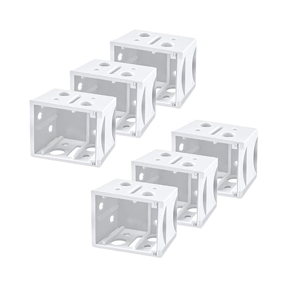 GXFCAI 6pcs Blind Brackets,1 Inch Window Blinds Headrail Holder Bracket ...