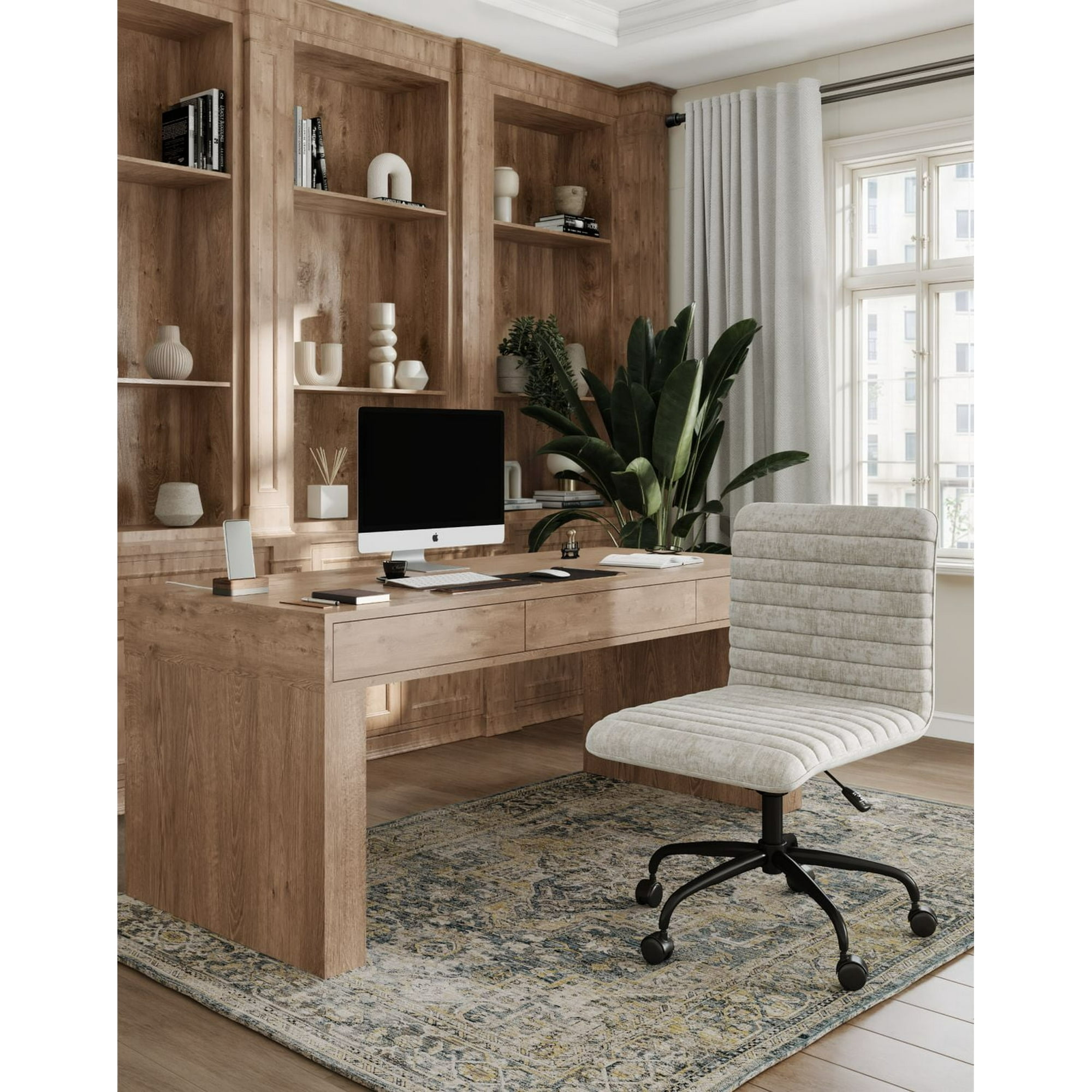 Click here for Brassex Scott Office Chair  Beige prices