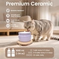 Automatic Cat Water Fountain, 32oz USB Powered Pet Drinking Fountain ...