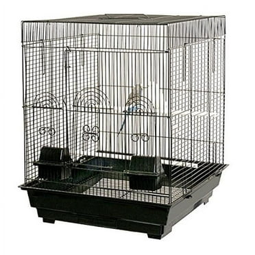 YML 1304BLK Round Top Style Bird Cage - Walmart.com