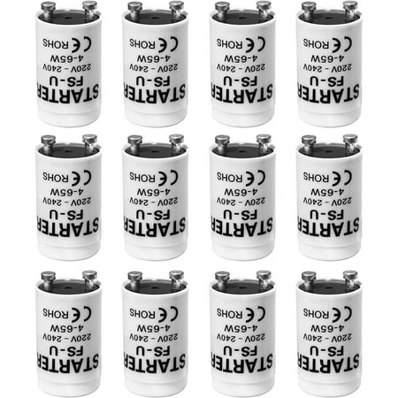 10 Pieces Fluorescent Starter Tube Light Bulb 4-65W 200-250V LED ...