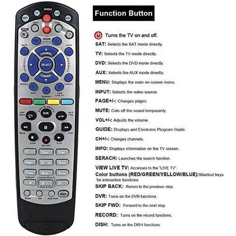 Dish Network Dvr Remote