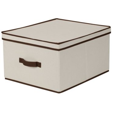 Mainstays Large Lidded Storage White - Set of 4 - Walmart.com