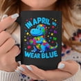 Autism Awareness In April We Wear Blue TRex Dino Coffee Mugs - Walmart.com