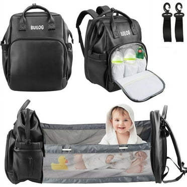 uyoyous Diaper Bag Backpack with Changing Station, Unisex Baby Travel ...