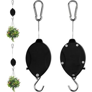 Plant Pulley Plant Pulleys Heavy Duty Adjustable Pots Plant Hook Pulley ...