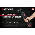 Eastvolt EVRW1202B, 3/8" Cordless Electric Ratchet Socket Wrench & Set ...