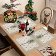 Jubipavy Placemats Christmas Placemat 1 Piece 12x18 Inches Winter ...