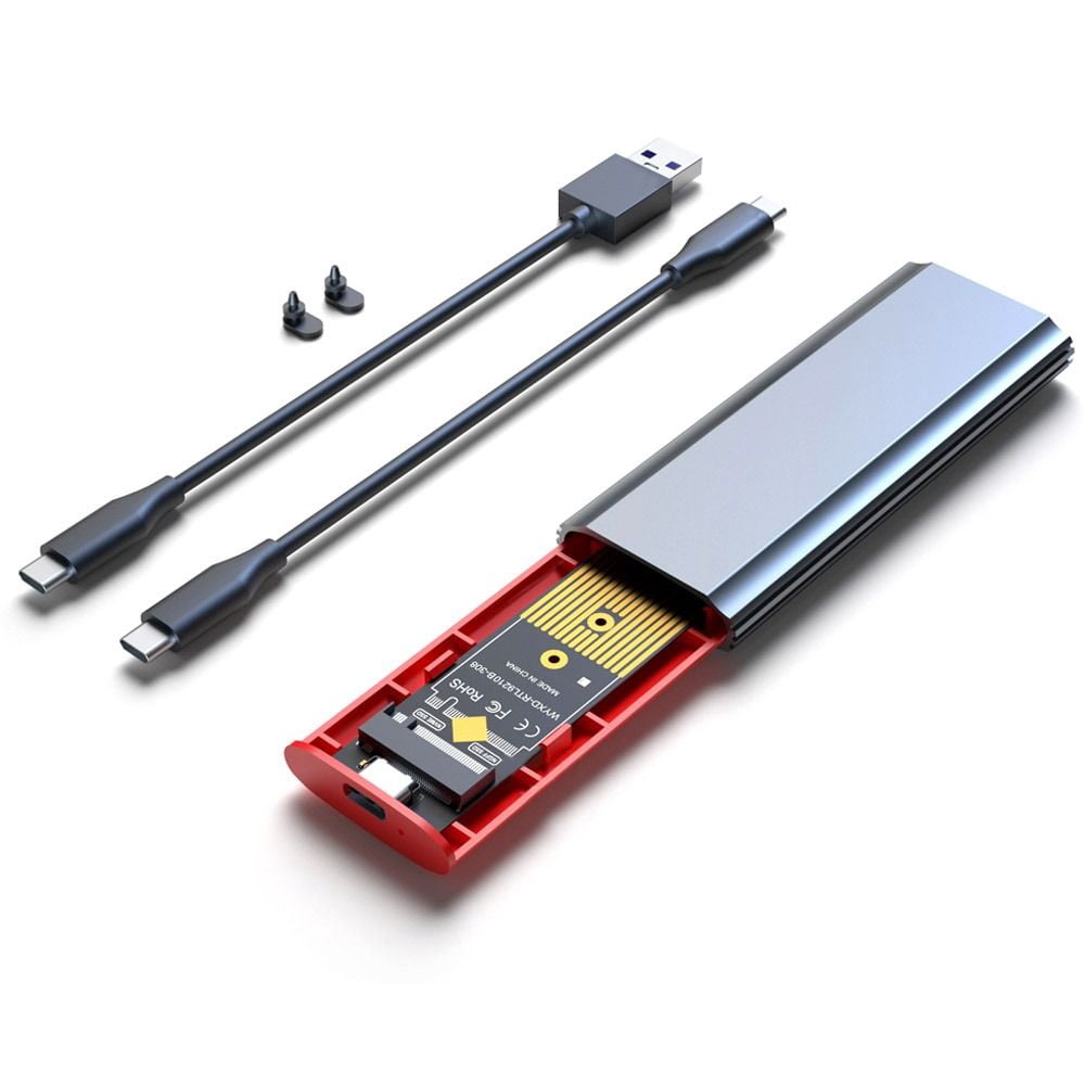 Fast Type A to Type C 2230/2242/2260/2280 10Gbps SSD Enclosure Adapter ...